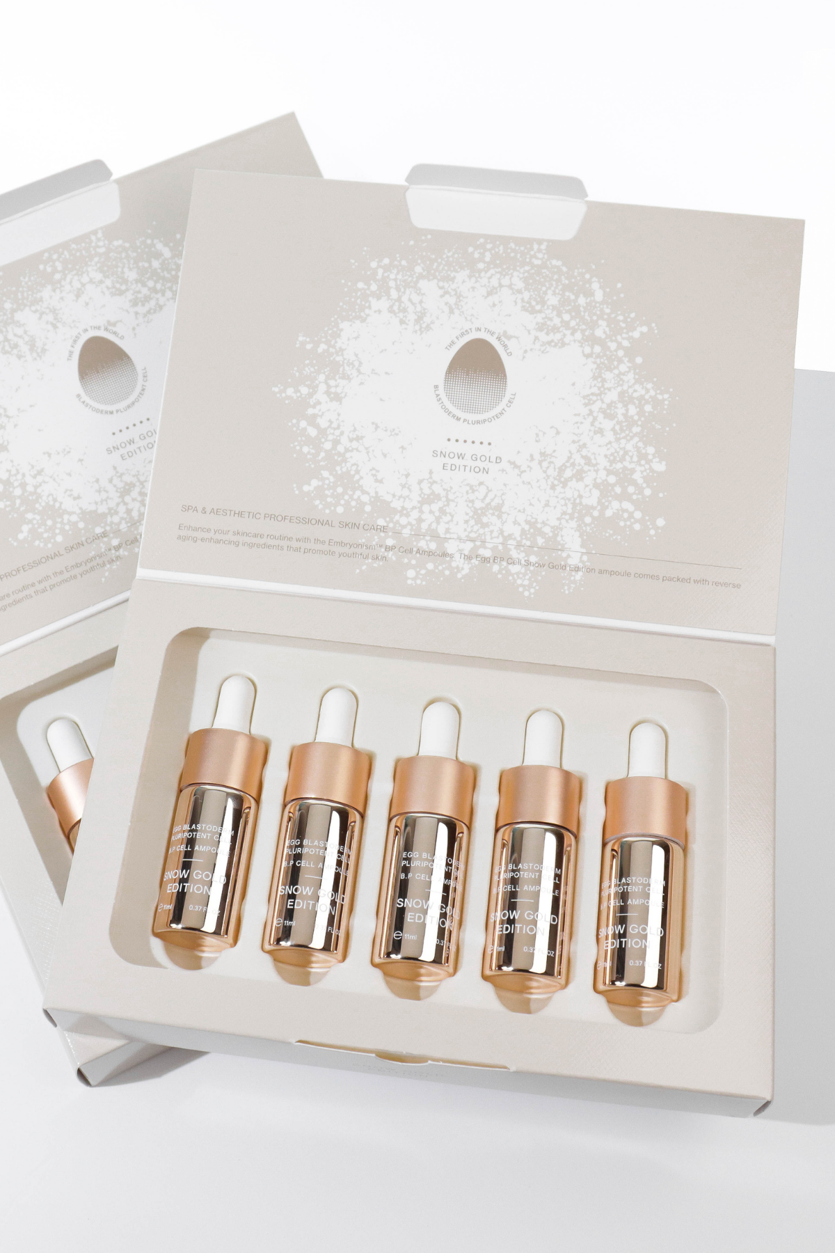 Ovaco EGG® Snow Gold Edition Ampul Seti | Reverse Aging | Yüz Bakım Am ...